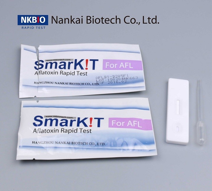 Aflatoxin Test Strip for Analysis of Edible Oil in Laboratory