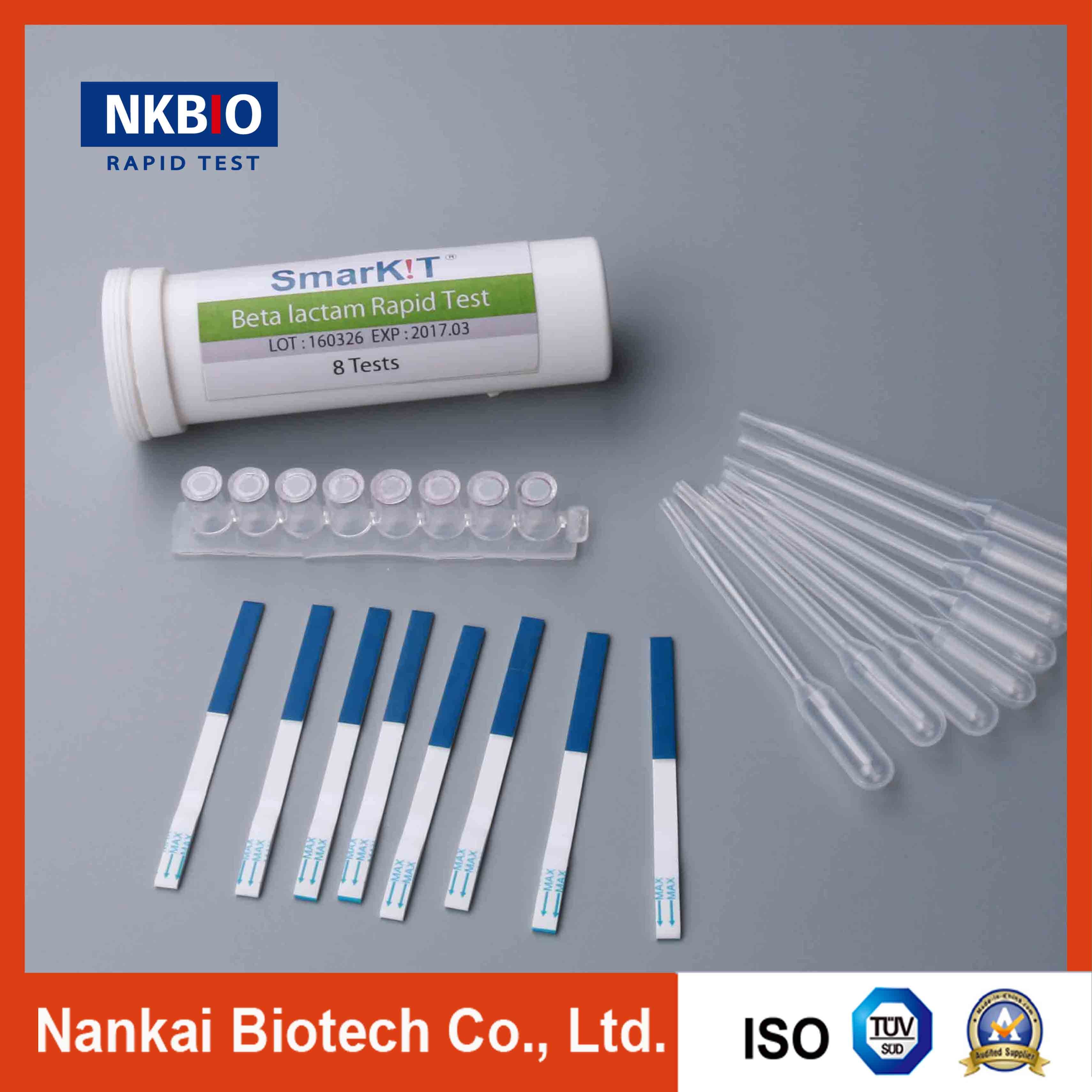 Beta-lactams + Tetracyclines Combo Test Kit for Milk
