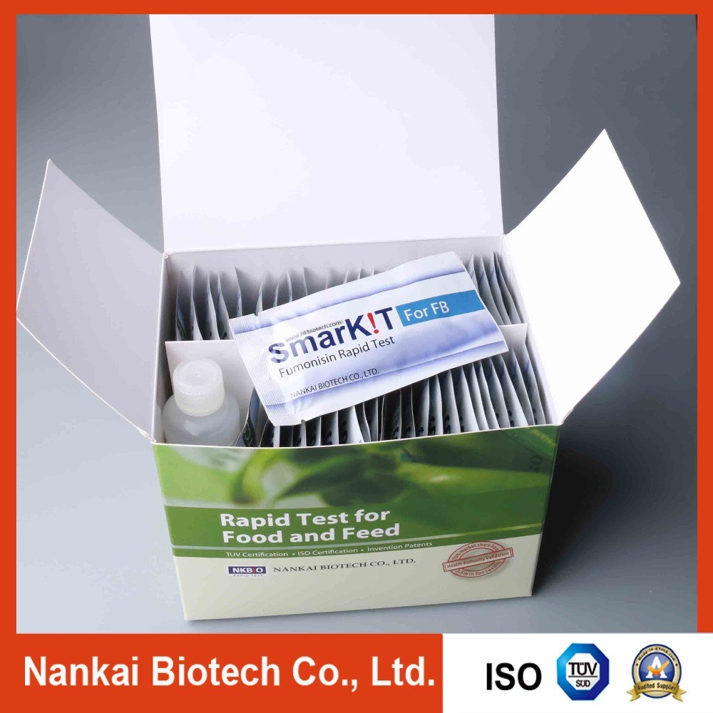 Fumonisin rapid diagnostic one step Rapid Test Kit for feeds and grains